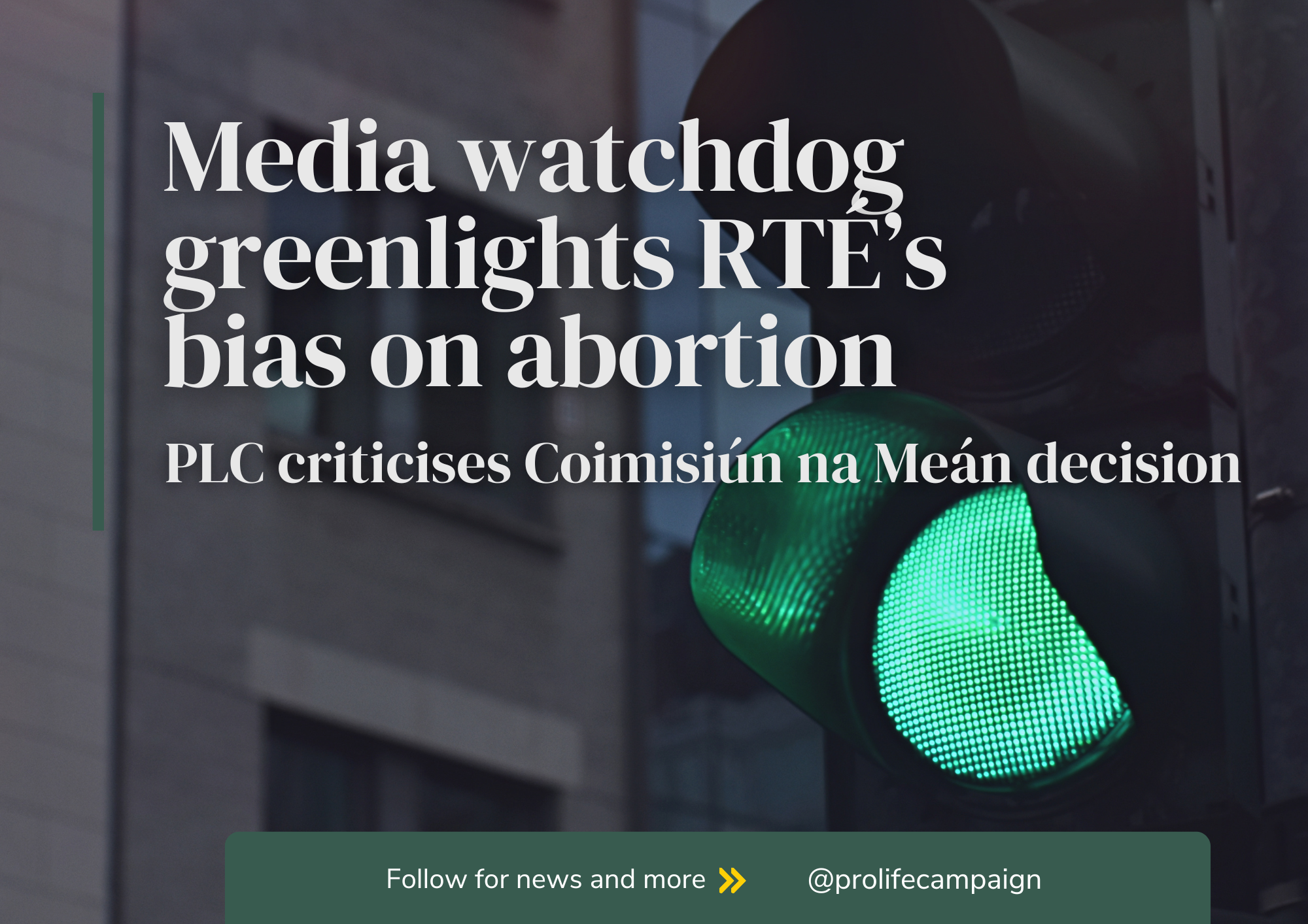 Welcome to Pro Life Campaign